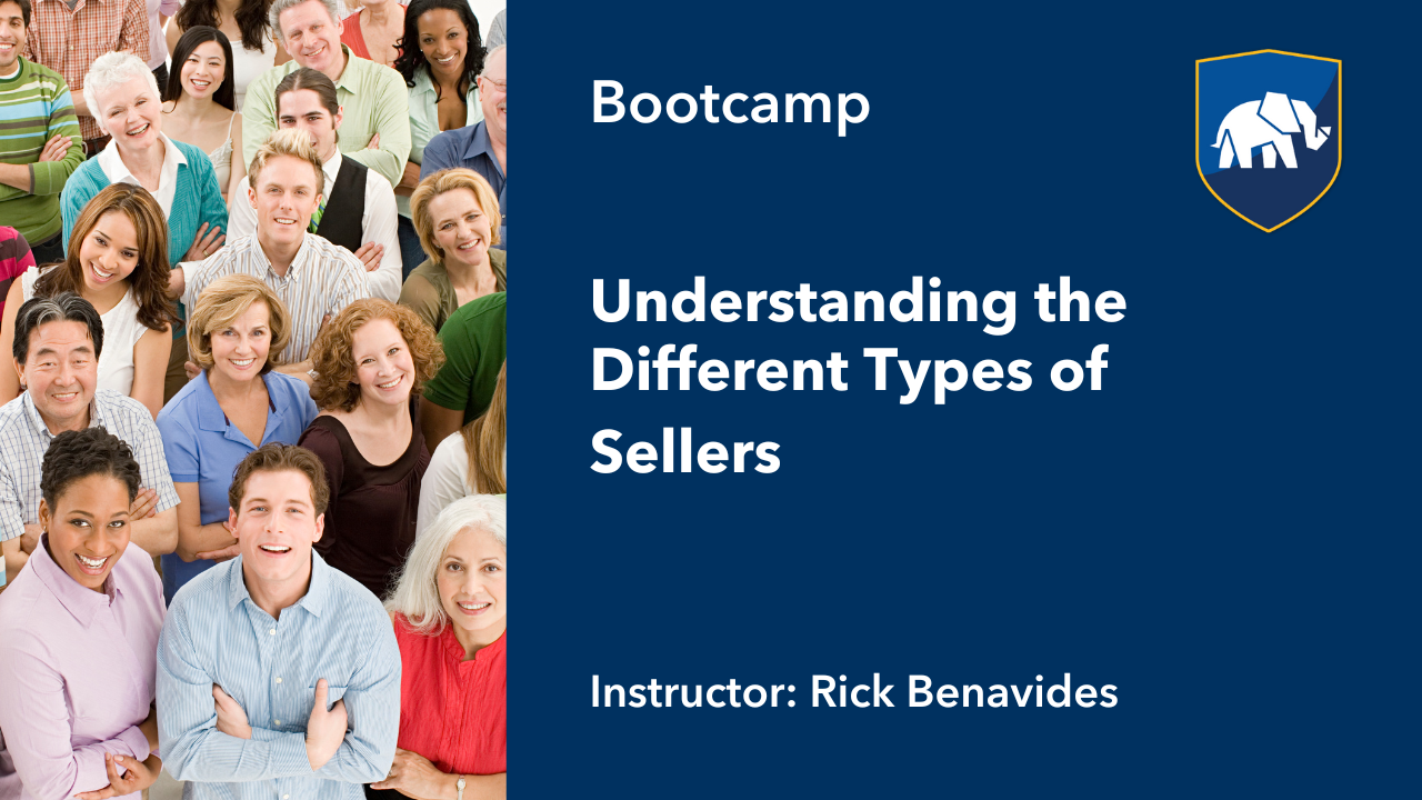 Bootcamp: Understanding the Different Types of Sellers (Day #1) – Big ...